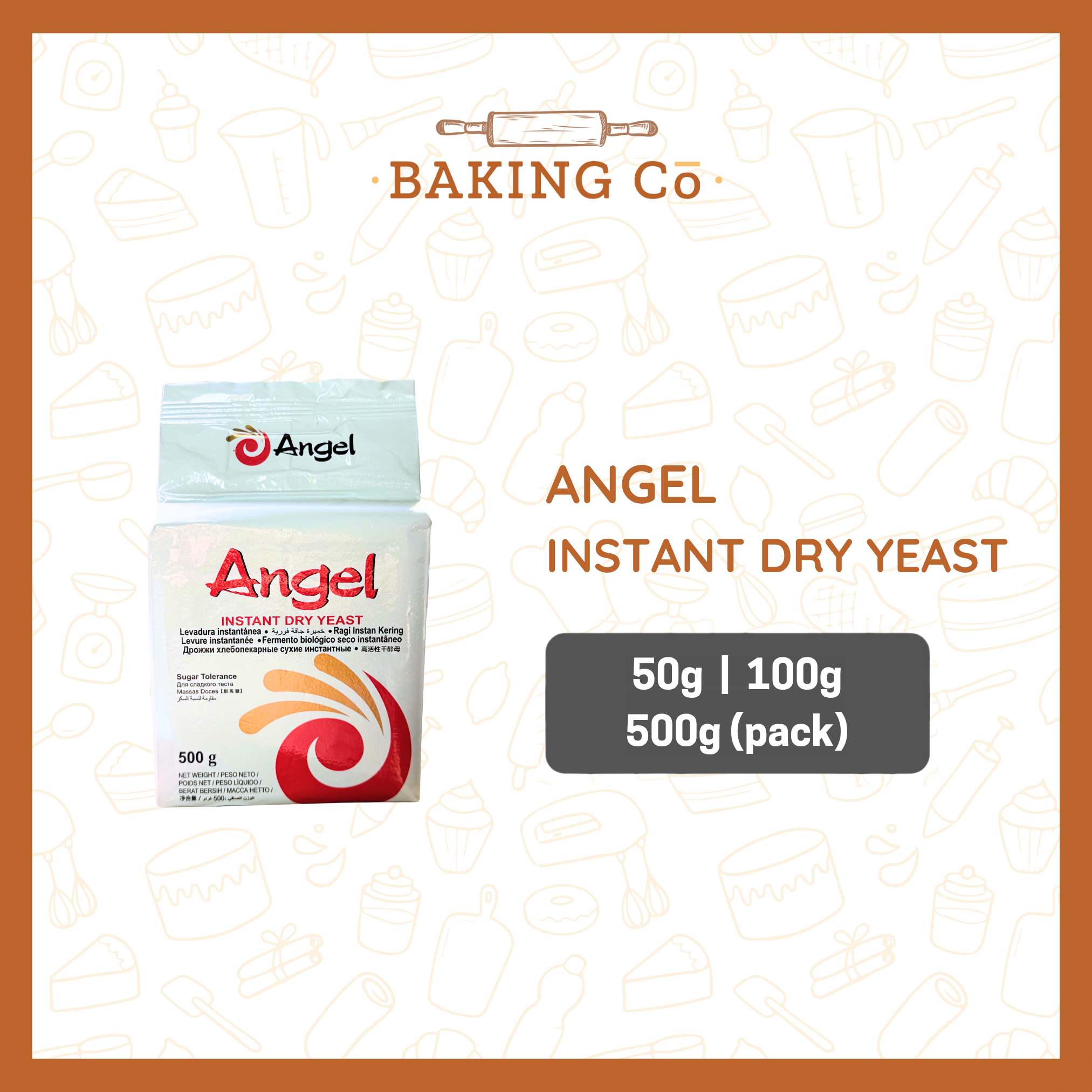 Angel Instant Dry Yeast – Baking Co