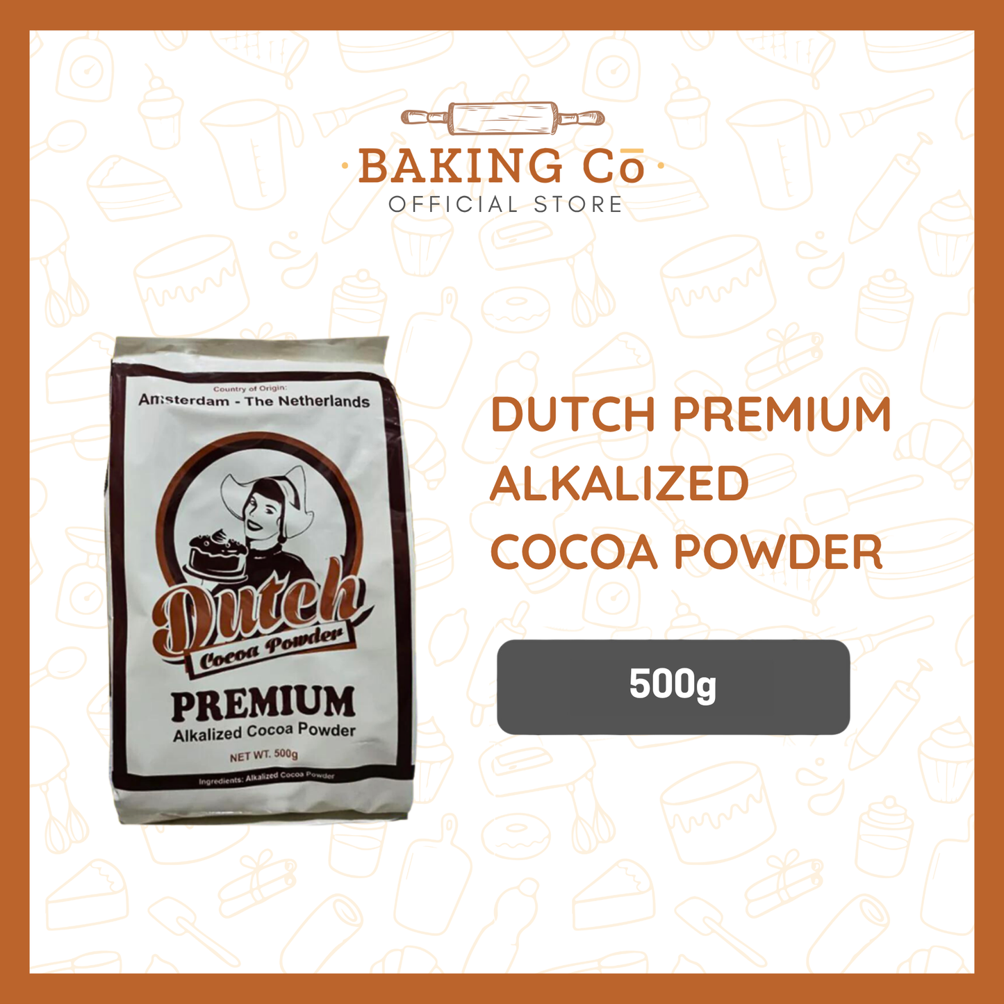 Dutch Premium Alkalized Cocoa Powder – Baking Co
