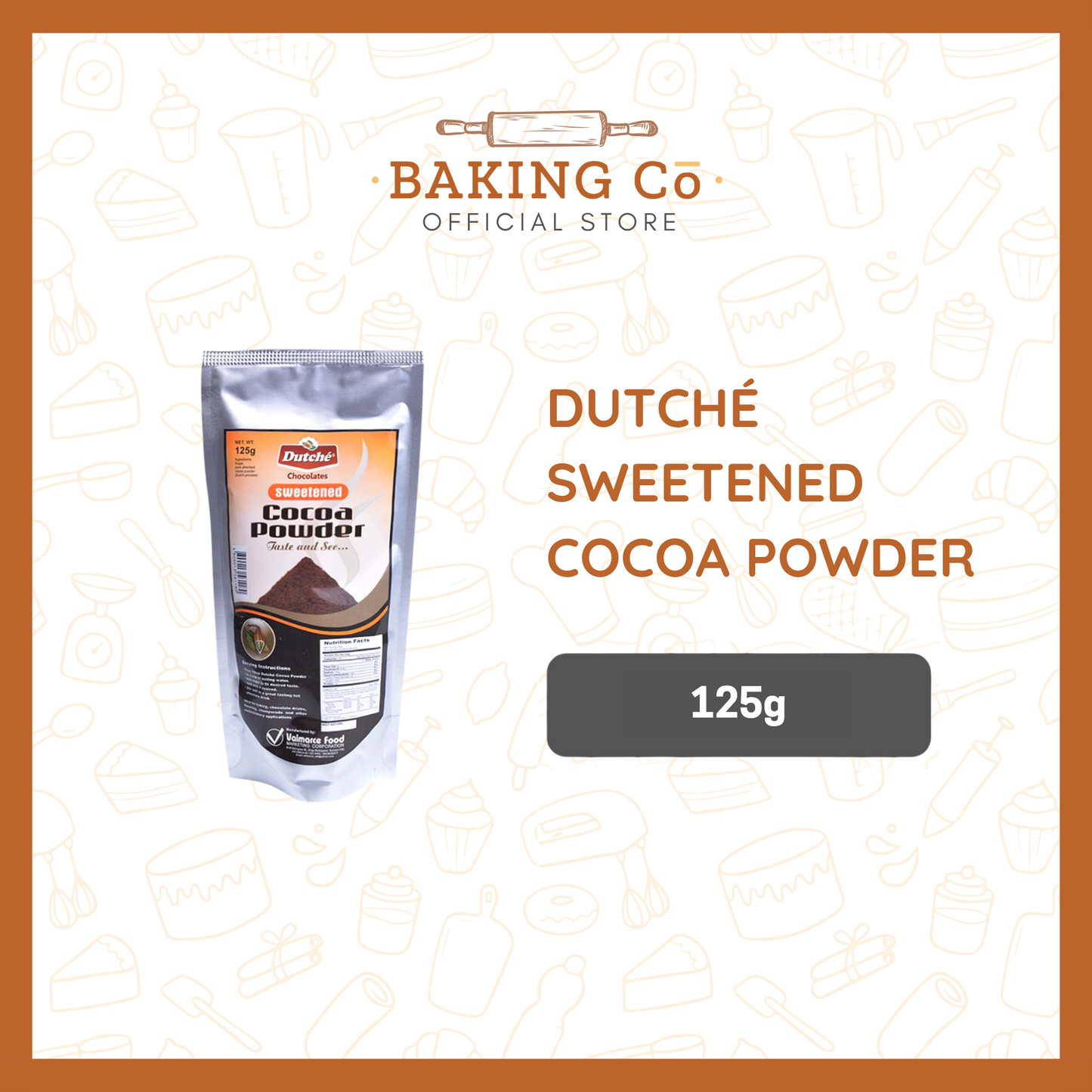 Dutché Sweetened Cocoa Powder – Baking Co