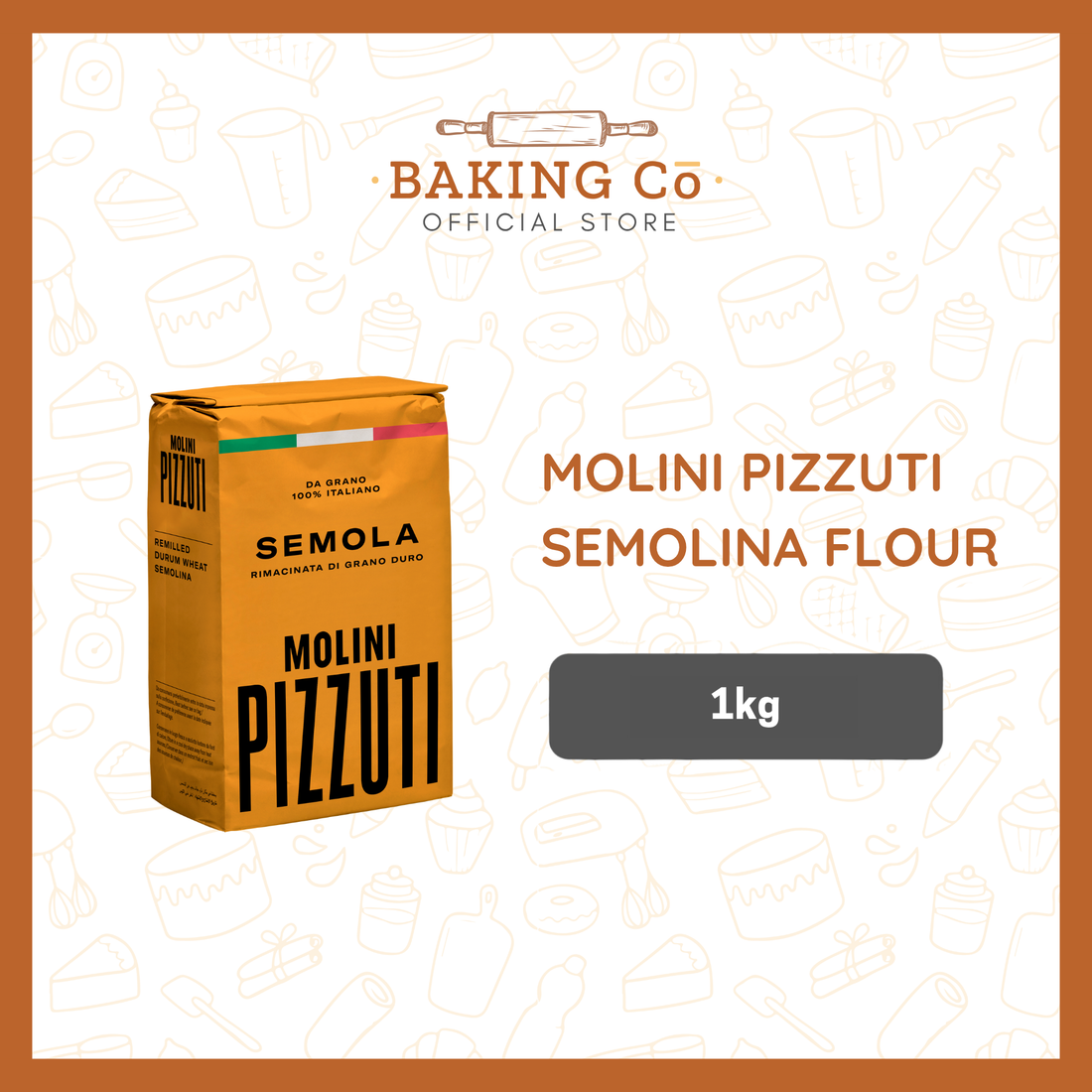 Molini Pizzuti Semolina Flour – Baking Co