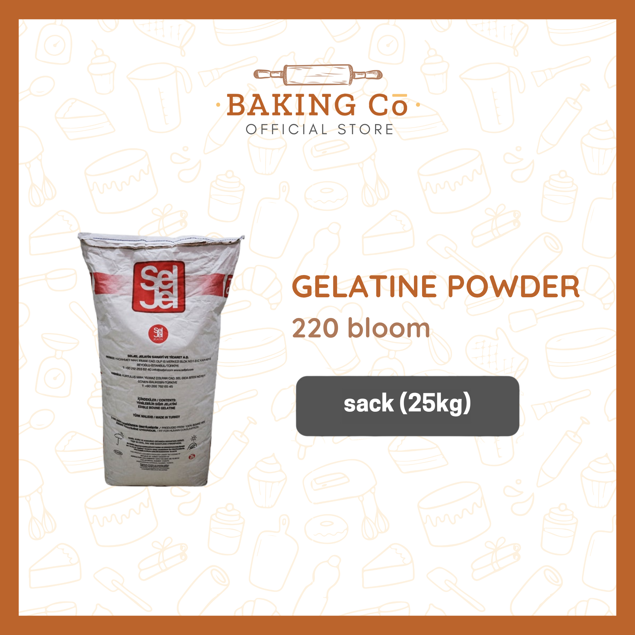 Seljel Gelatine Powder – Baking Co