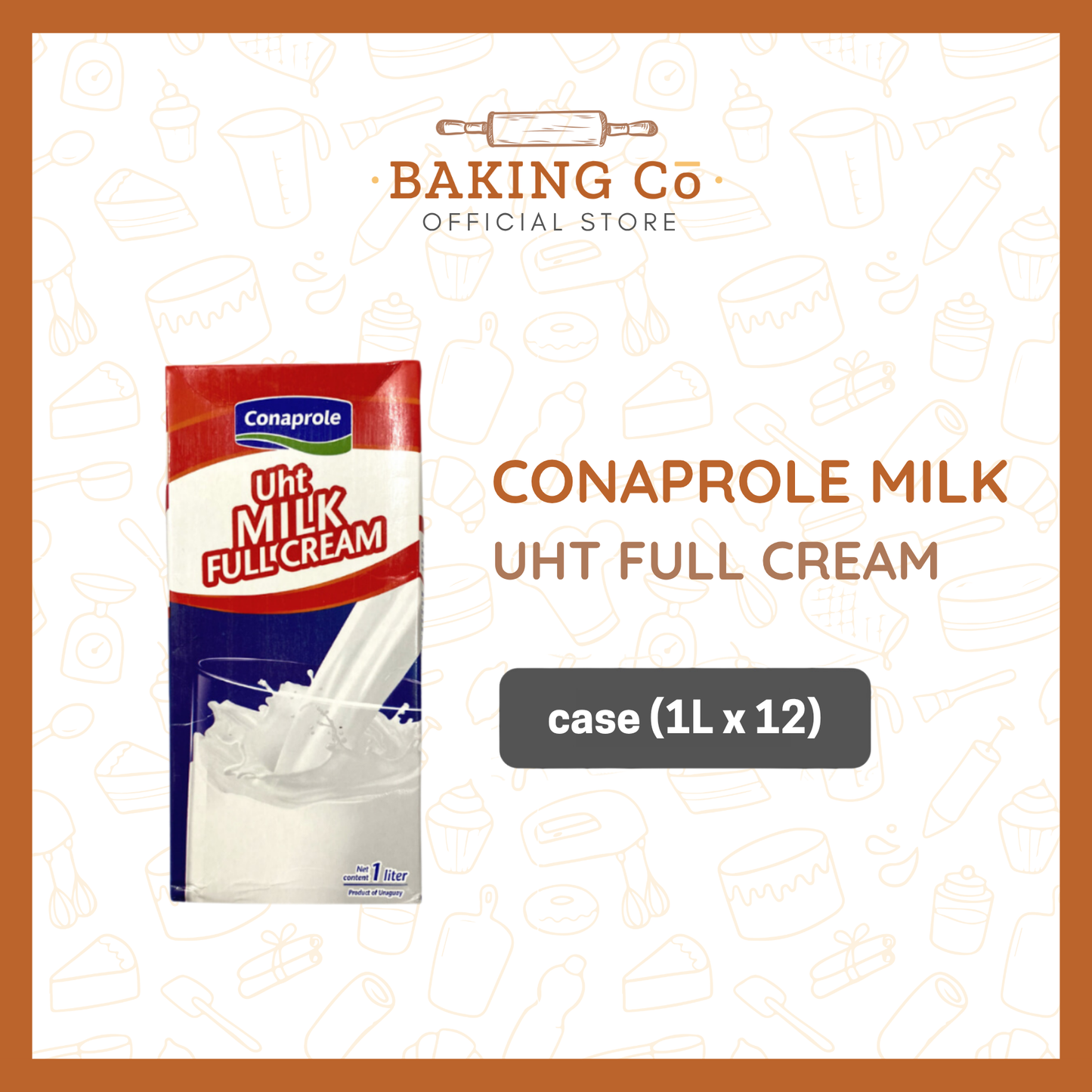 Conaprole UHT Full Cream Milk – Baking Co