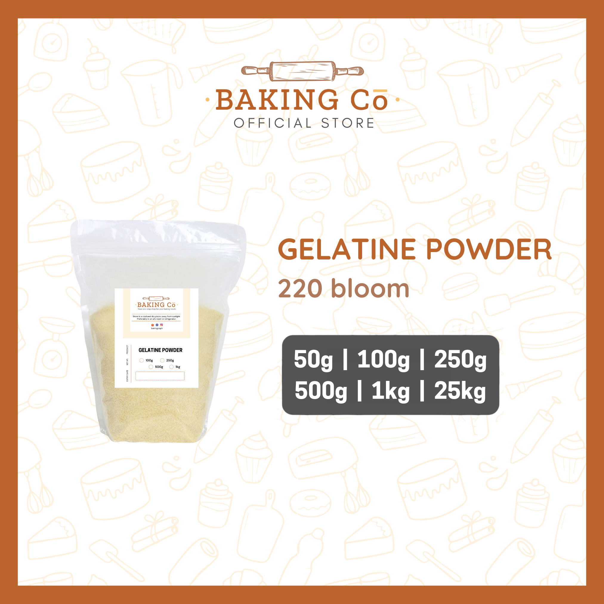 Baking Cō Gelatine Powder – Baking Co